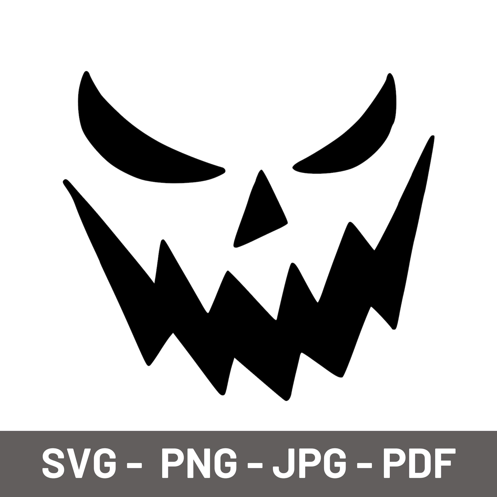 Jack O Lantern Digital Instant Download Svg, Png, Jpg and Pdf Files ...