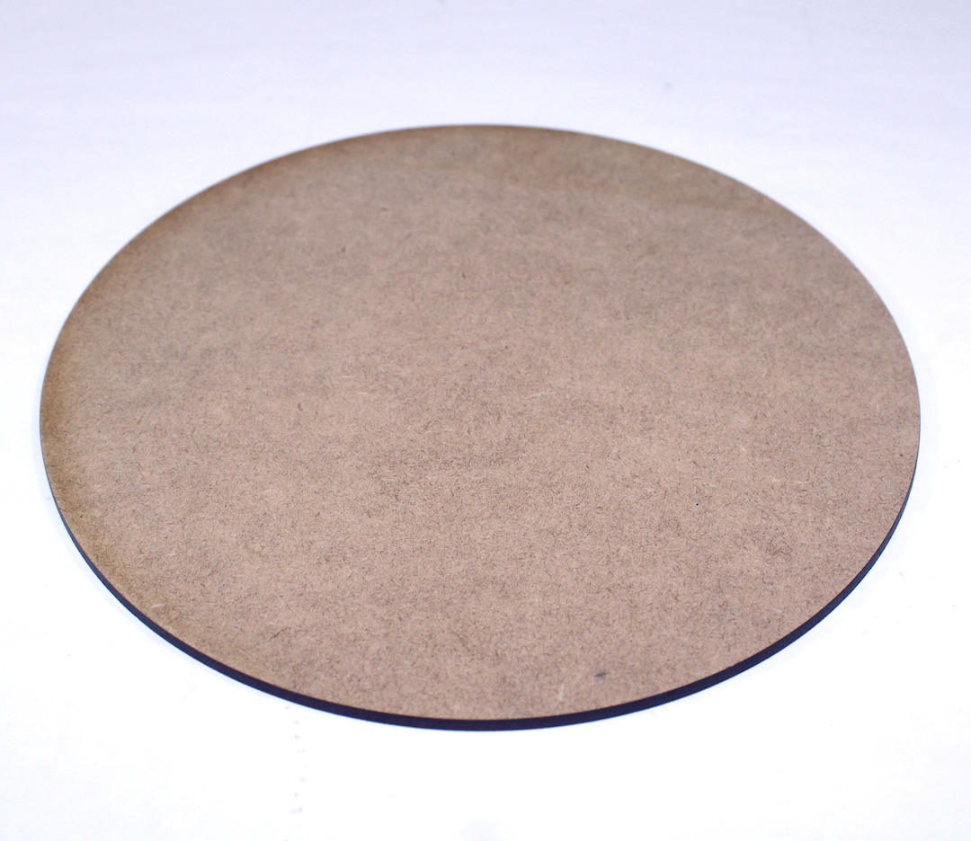MDF 45cm Wooden Circle Shape 450mm in 3mm MDF - Etsy UK