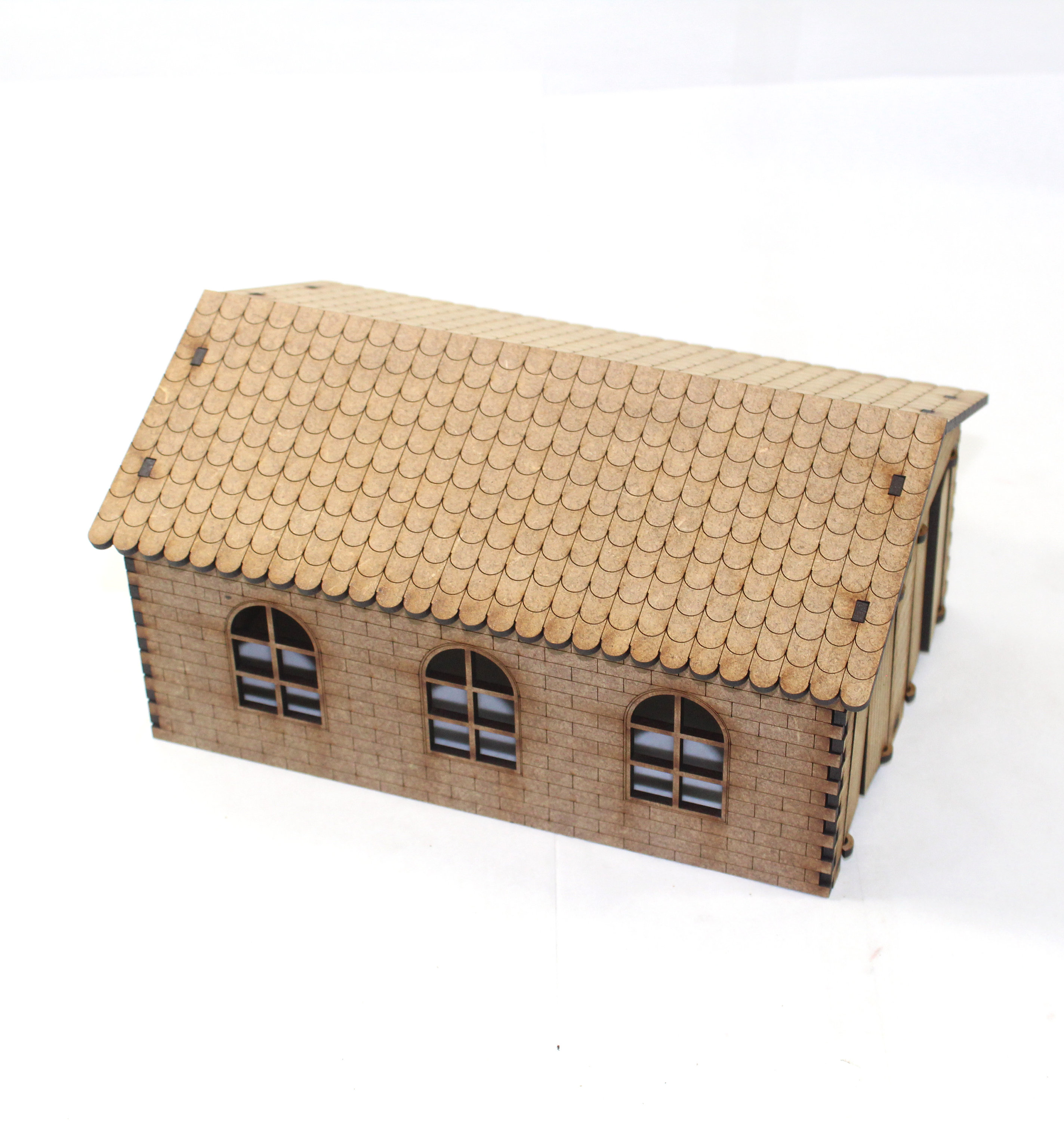Model Railway 00 Gauge Engine Shed Twin Track 00 Gauge 210mm Flat ...