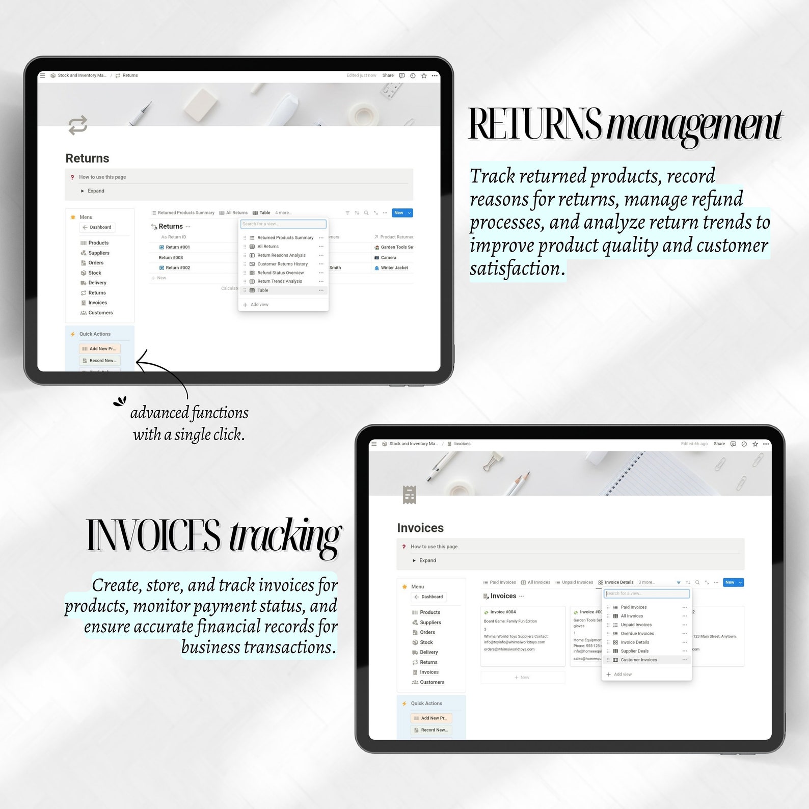 Notion Inventory Management Template, Notion Inventory Tracker ...