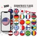 Country Flags, Instagram Travel Story Highlight Covers, Travel Story ...