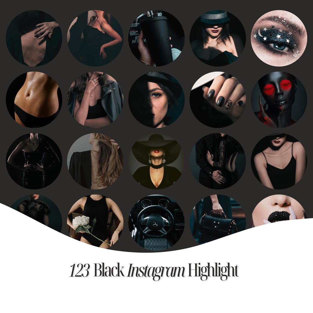 123 Black Instagram Highlight Covers, Black Instagram Highlights ...