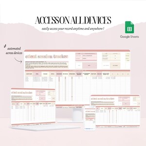 Client Session Tracker Spreadsheet for Coaches, CRM, Client Management ...