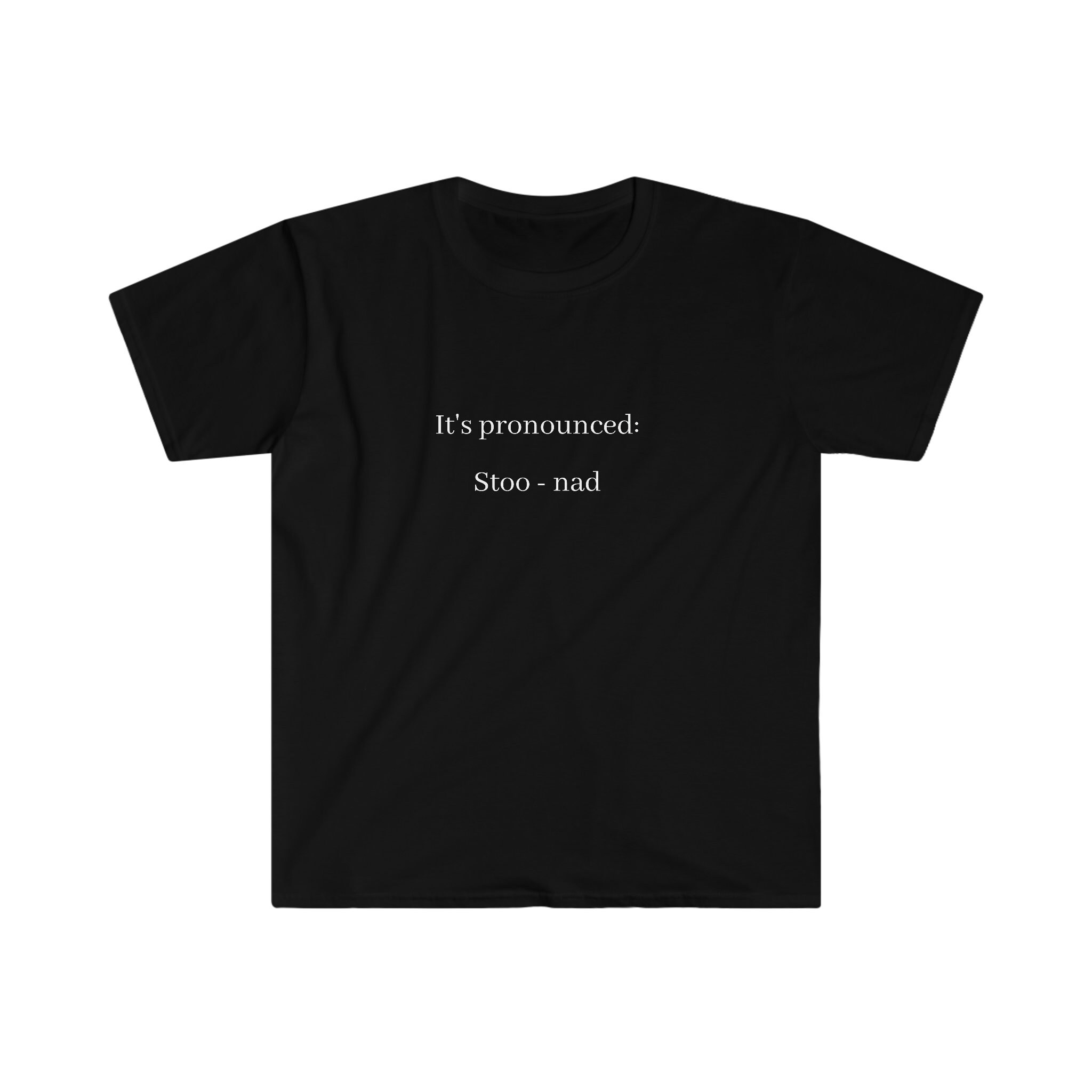 Stunad italian Pronunciation T-shirt, Parody - Etsy