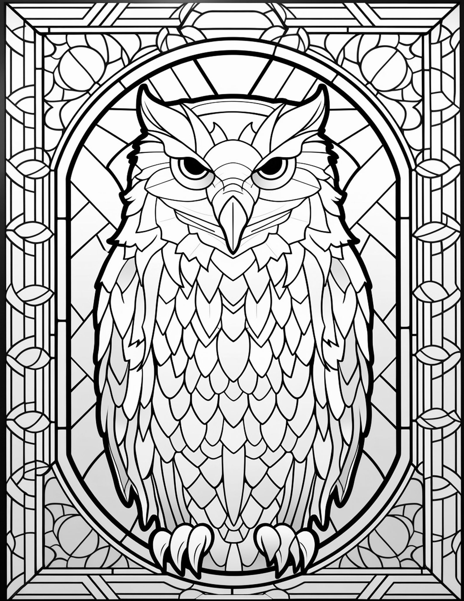 Stained Glass Wonders Coloring Book by Krazy Koloring - Etsy