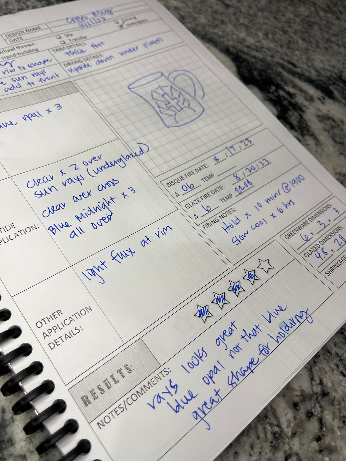 Instant DIGITAL Download**pottery Notes **pottery / Ceramics / Clay ...