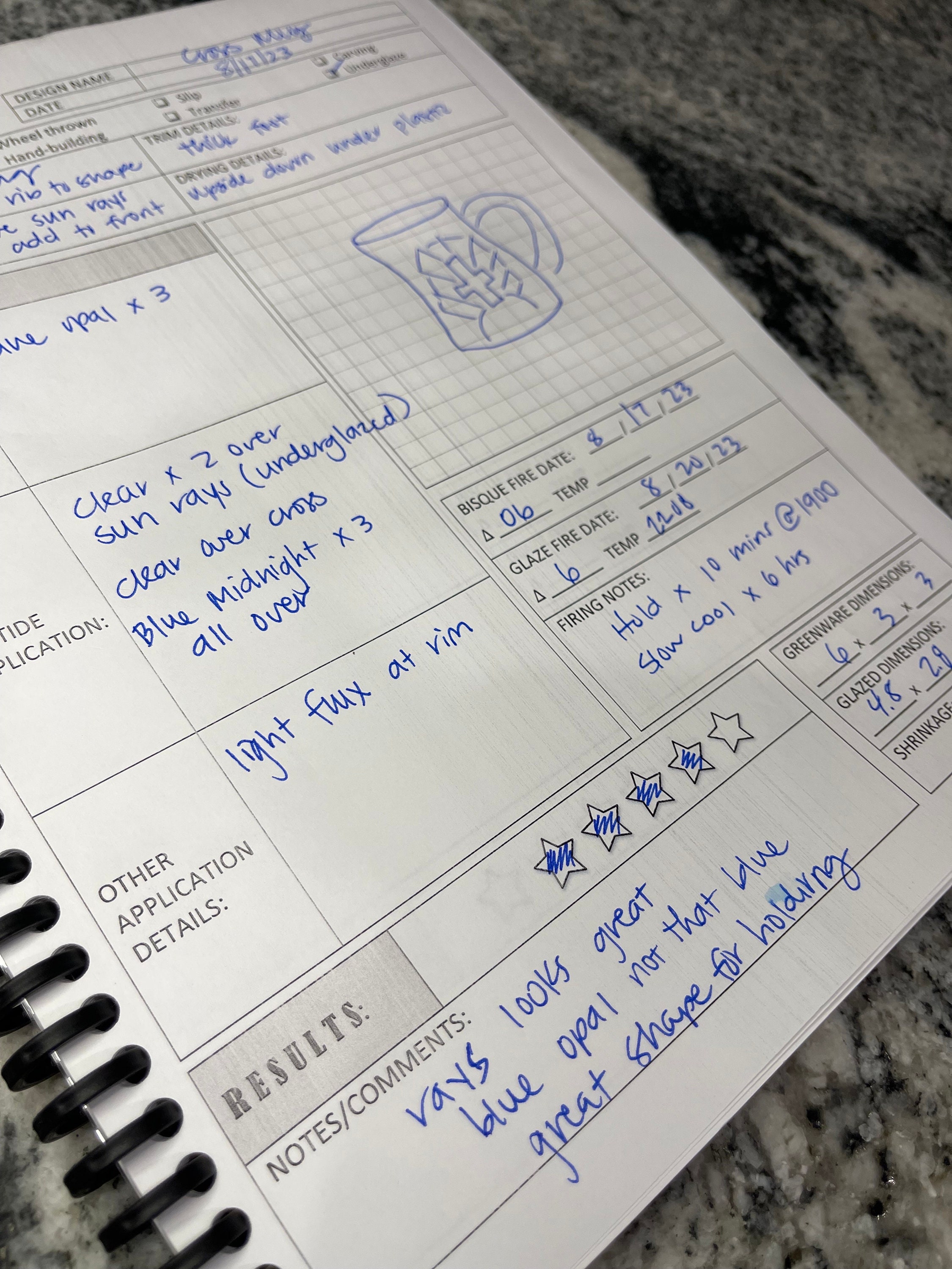 Instant DIGITAL Download**pottery Notes **pottery / Ceramics / Clay ...