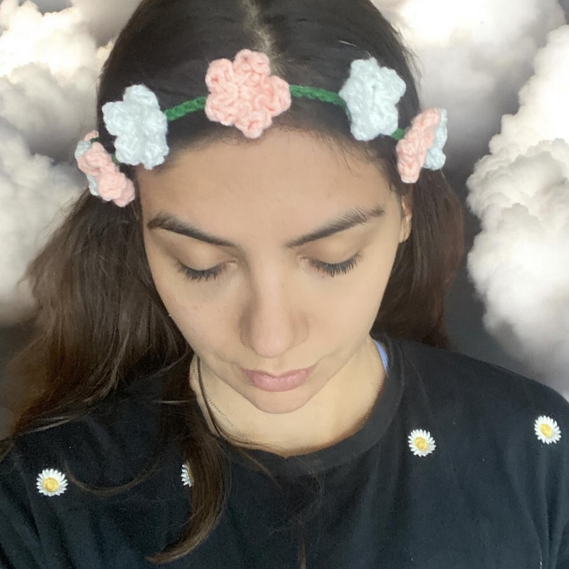 Crochet Flower Crown - Etsy