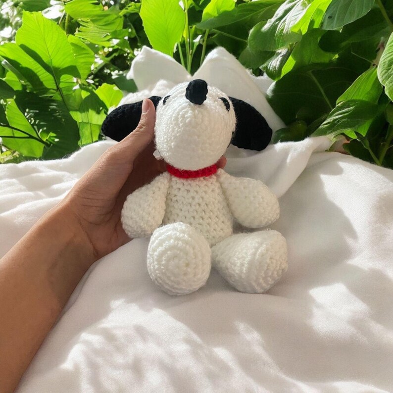 Dear Cute Dog Amigurumi Pattern, Emotional Support Crochet, Digital ...