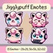 Jigglypuff Twitch Emotes - Etsy
