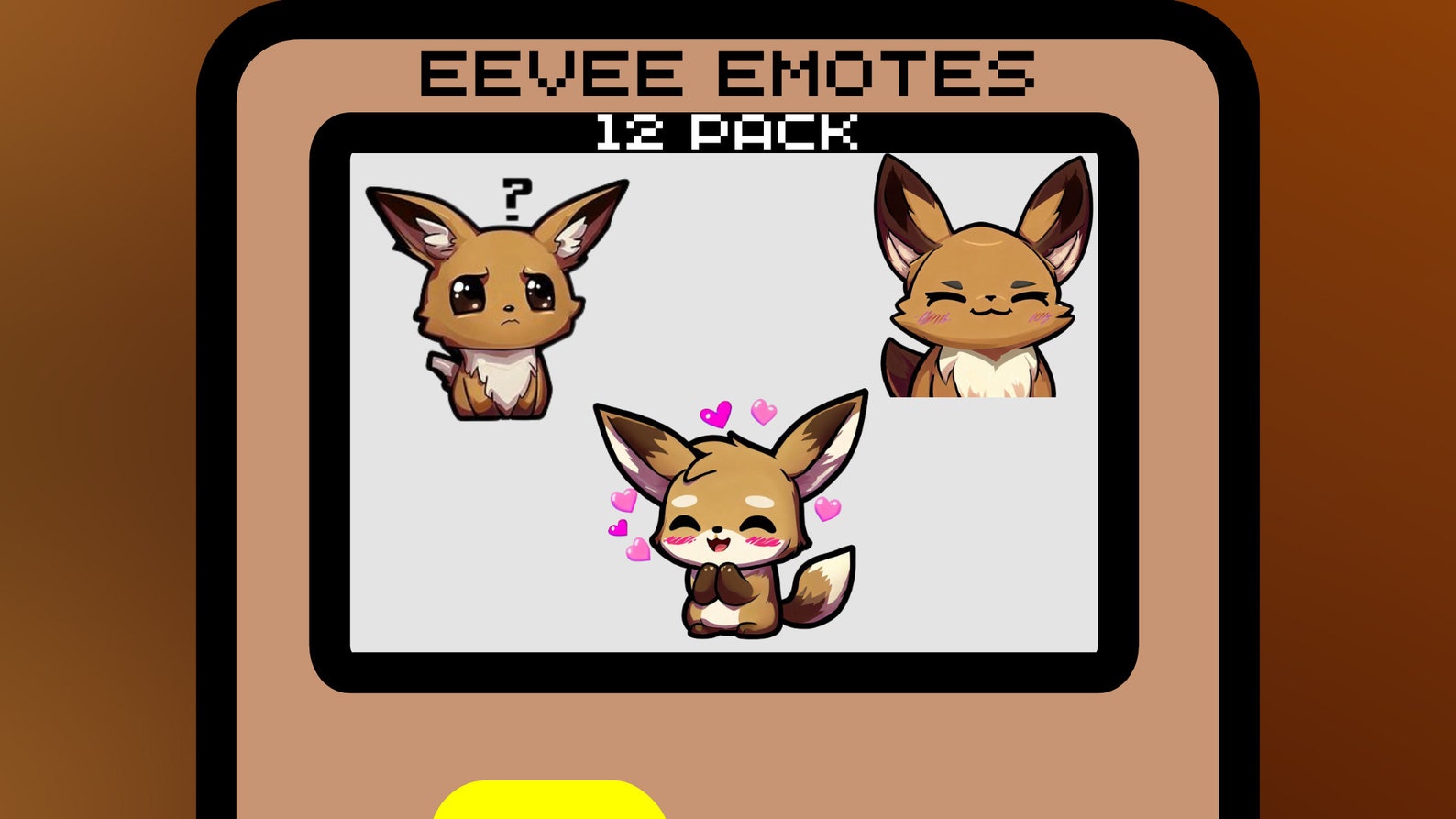 Eevee Twitch Emotes - Etsy