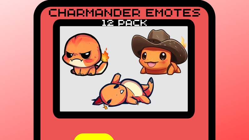 Charmander Twitch Emotes - Etsy