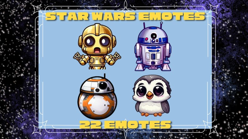 Star Wars Variety Pack Twitch Emotes - Etsy