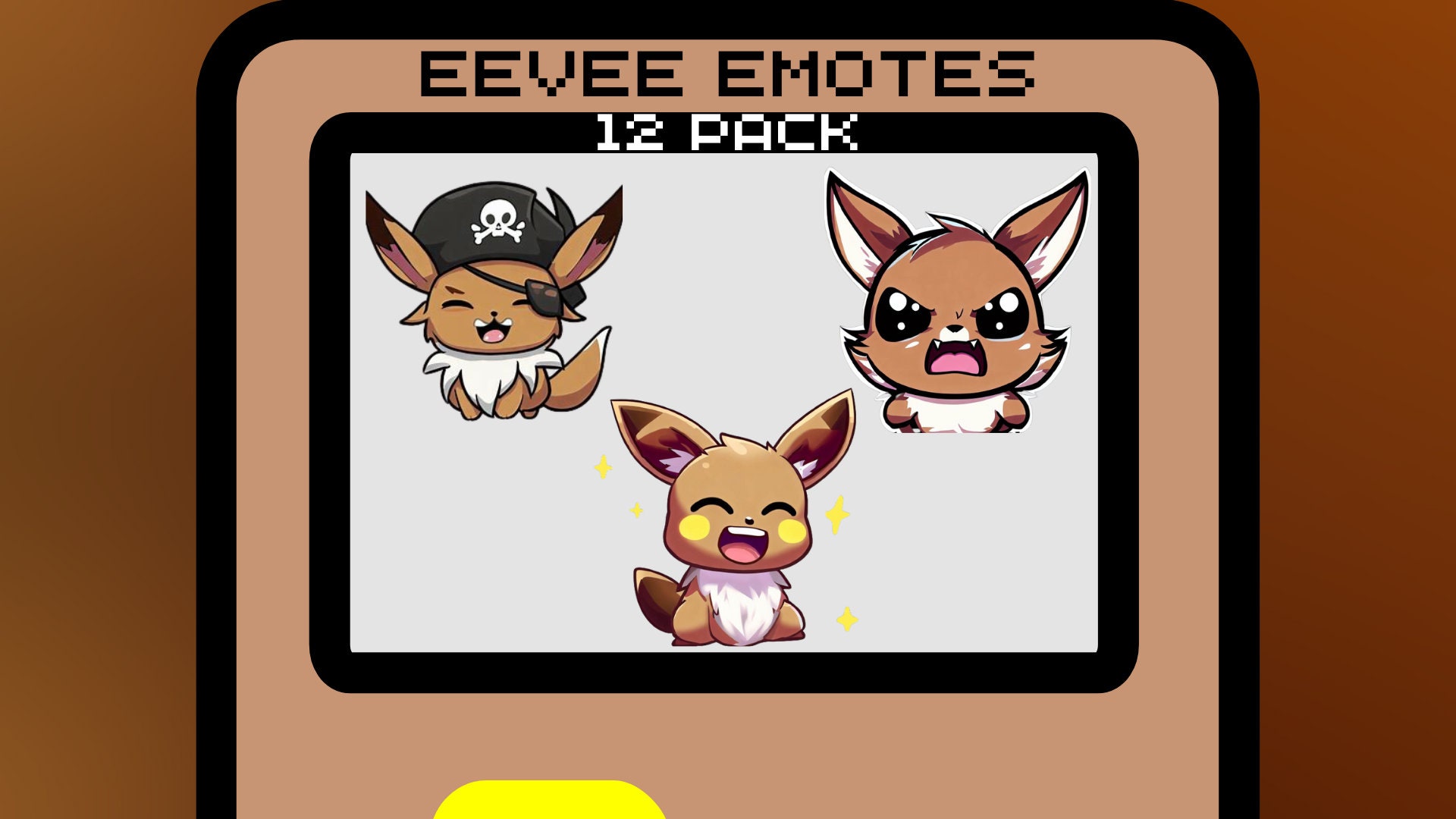 Eevee Twitch Emotes - Etsy Canada