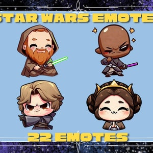 Star Wars Variety Pack Twitch Emotes - Etsy