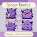 Gengar Twitch Emotes - Etsy