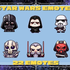 Star Wars Variety Pack Twitch Emotes - Etsy