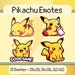 Pikachu Twitch Emotes - Etsy