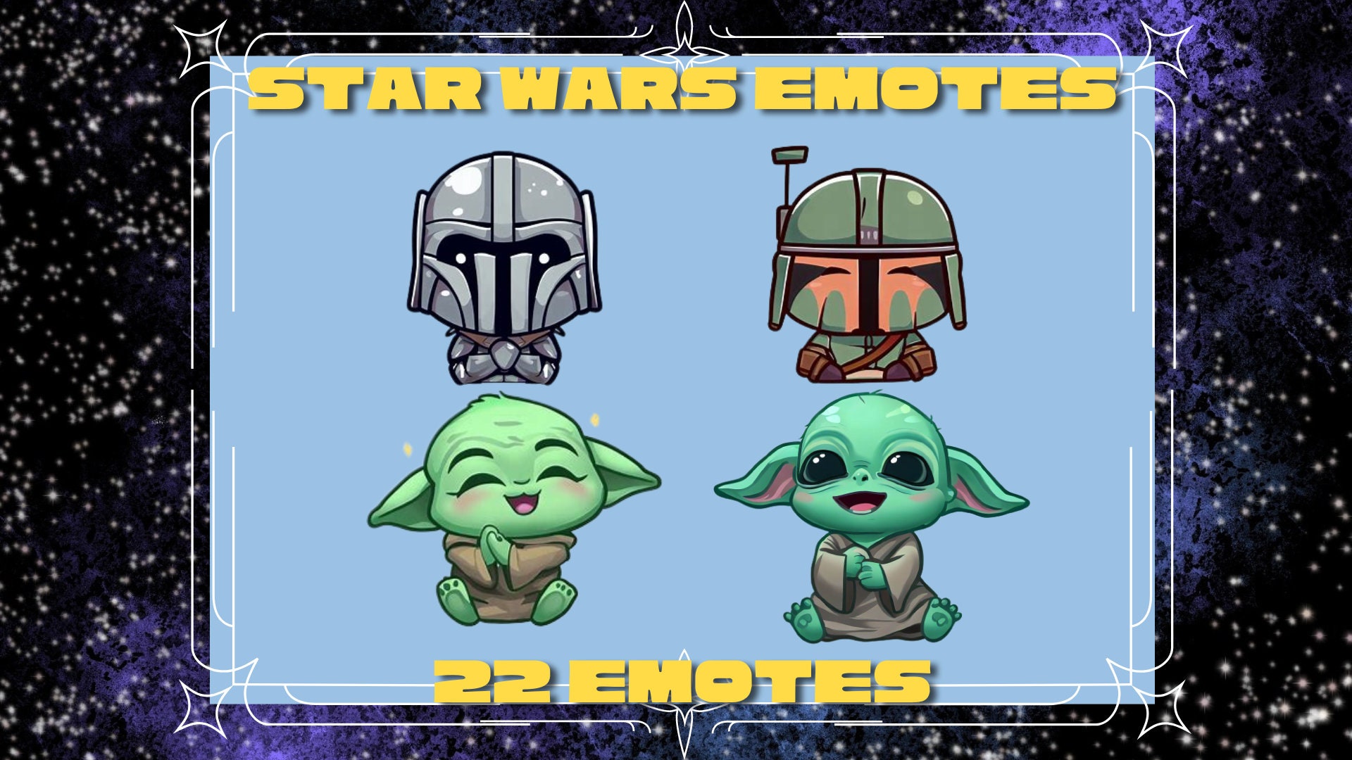 Star Wars Variety Pack Twitch Emotes - Etsy