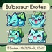Bulbasaur Twitch Emotes - Etsy