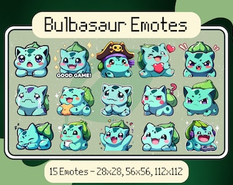 Twitch / Discord Animated Emote / Angry / Bulbasaur Pokemon / Gun - Etsy