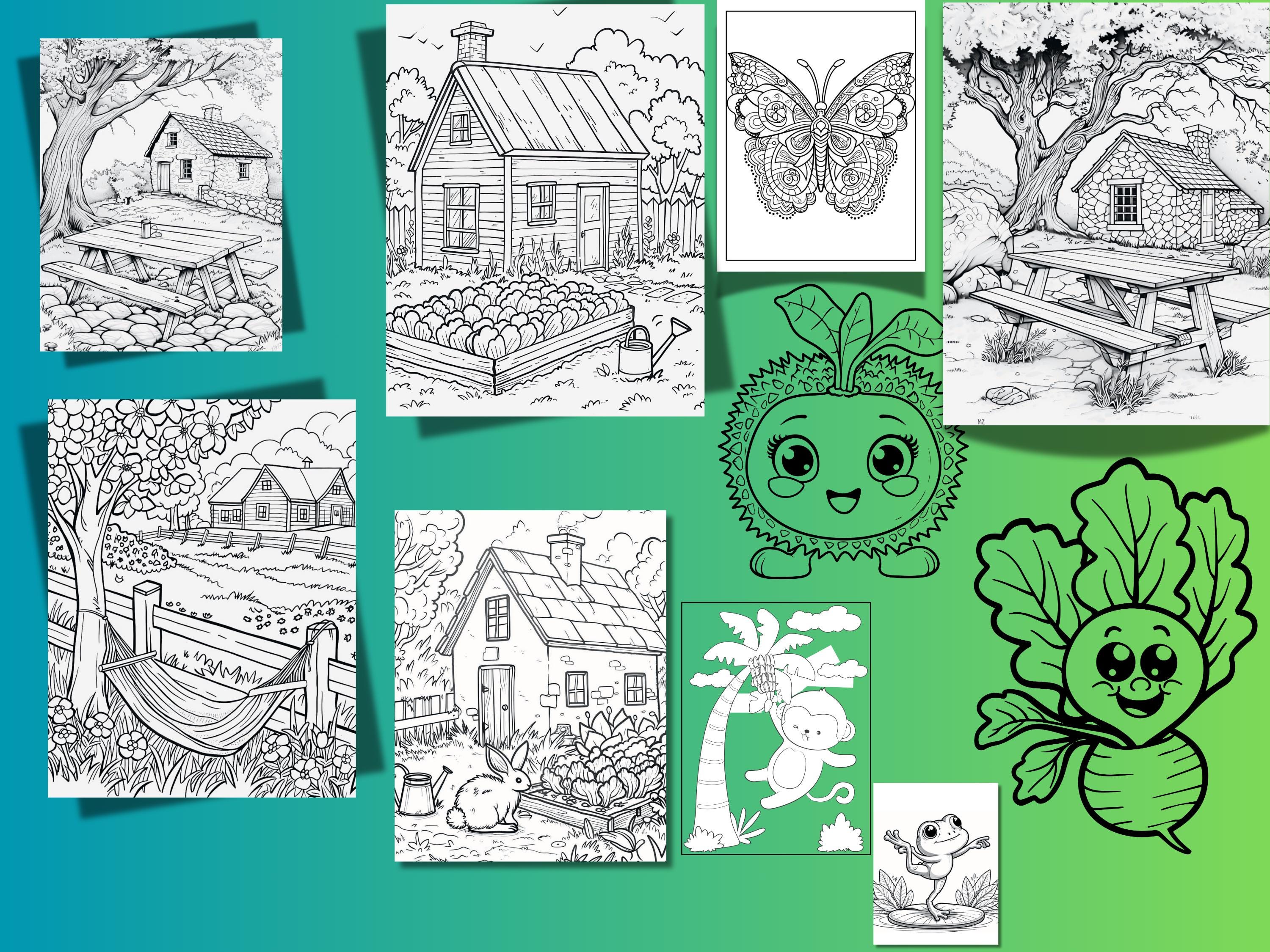 3120 Printable Coloring Pages Bundle: Relaxing Designs (PDF) - Etsy