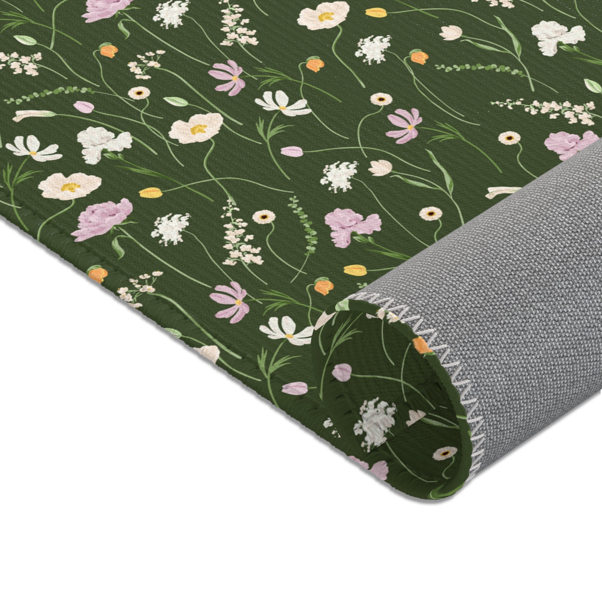 Green Area Rug, Cottagecore Rug, Aesthetic Rug, Green Bedroom Rug ...