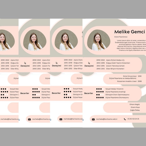 Resume Template Word Girl - Etsy