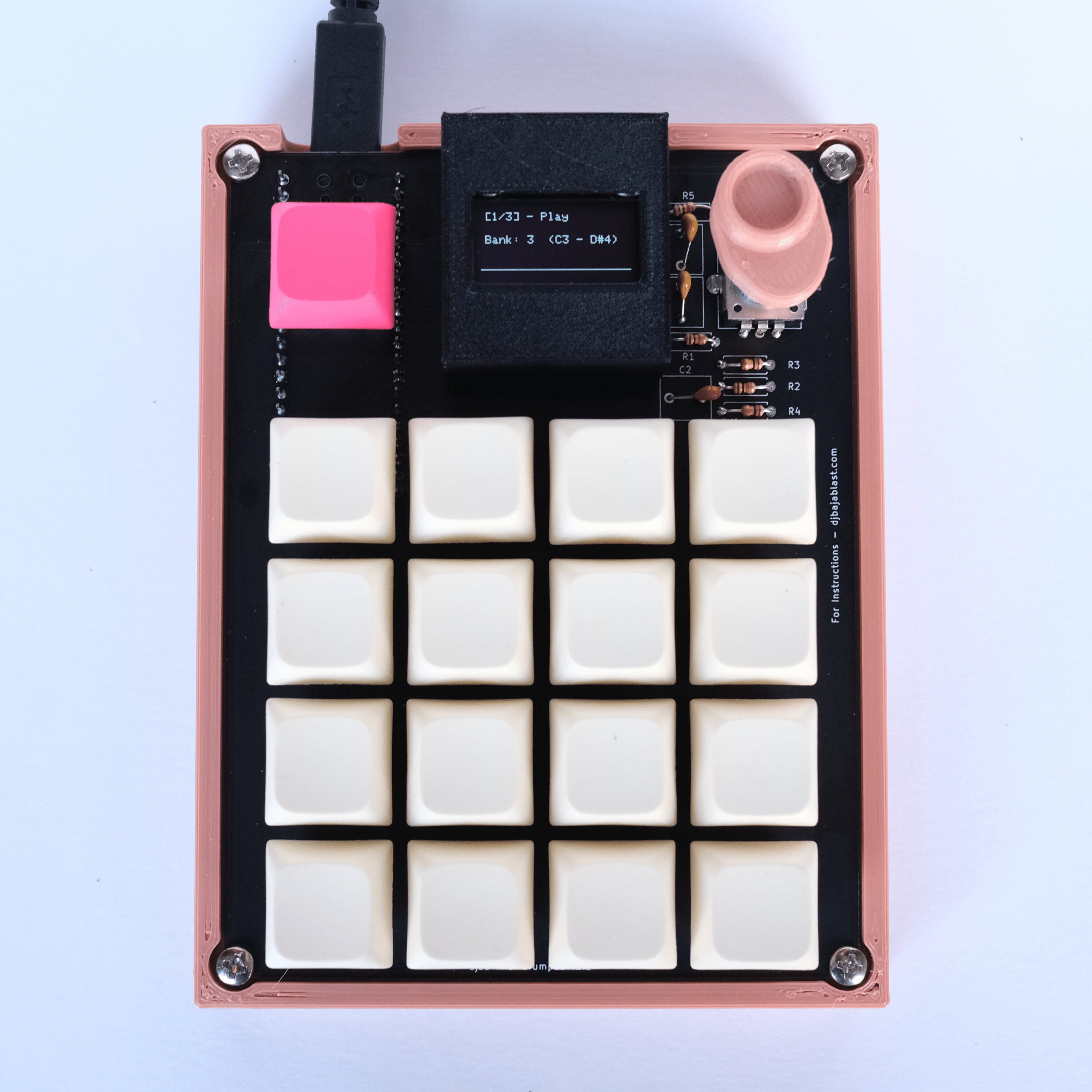 DJBB Midi Loopster 4x4 Midi Drumpad and Looper PCB / DIY Kits - Etsy