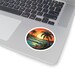 Palm Tree Sunset Sticker / Decal , Sunset , Beach Scene Sticker ...