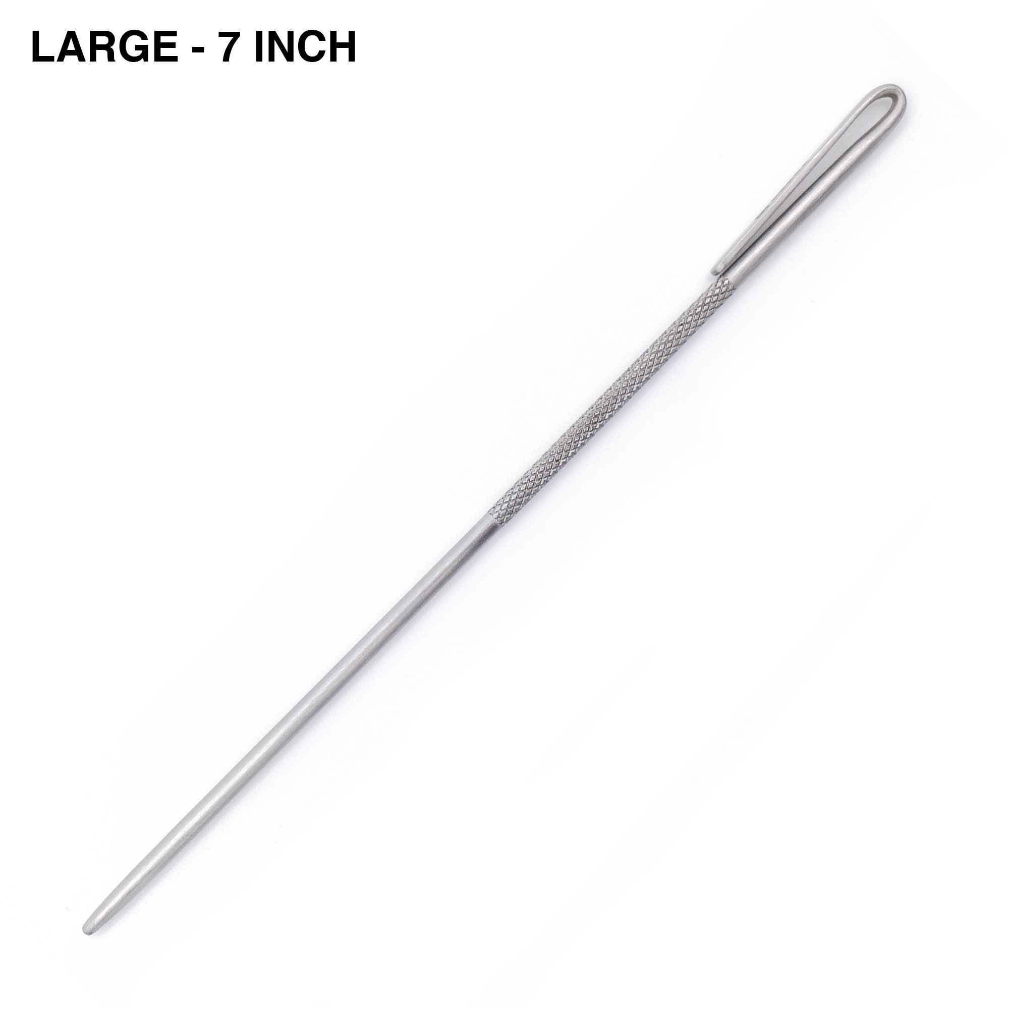 Esess Stainless Steel Baaj Salai Classic (sikh Sua/silai/turban Needle ...