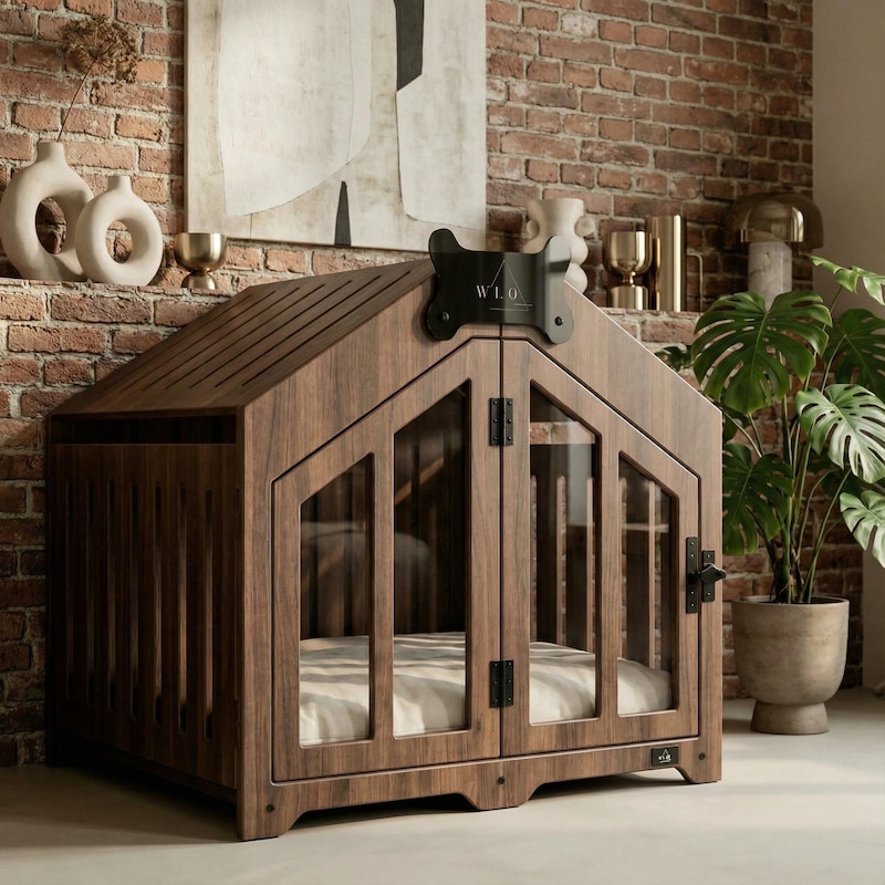 Dog Crates Walnut - Etsy