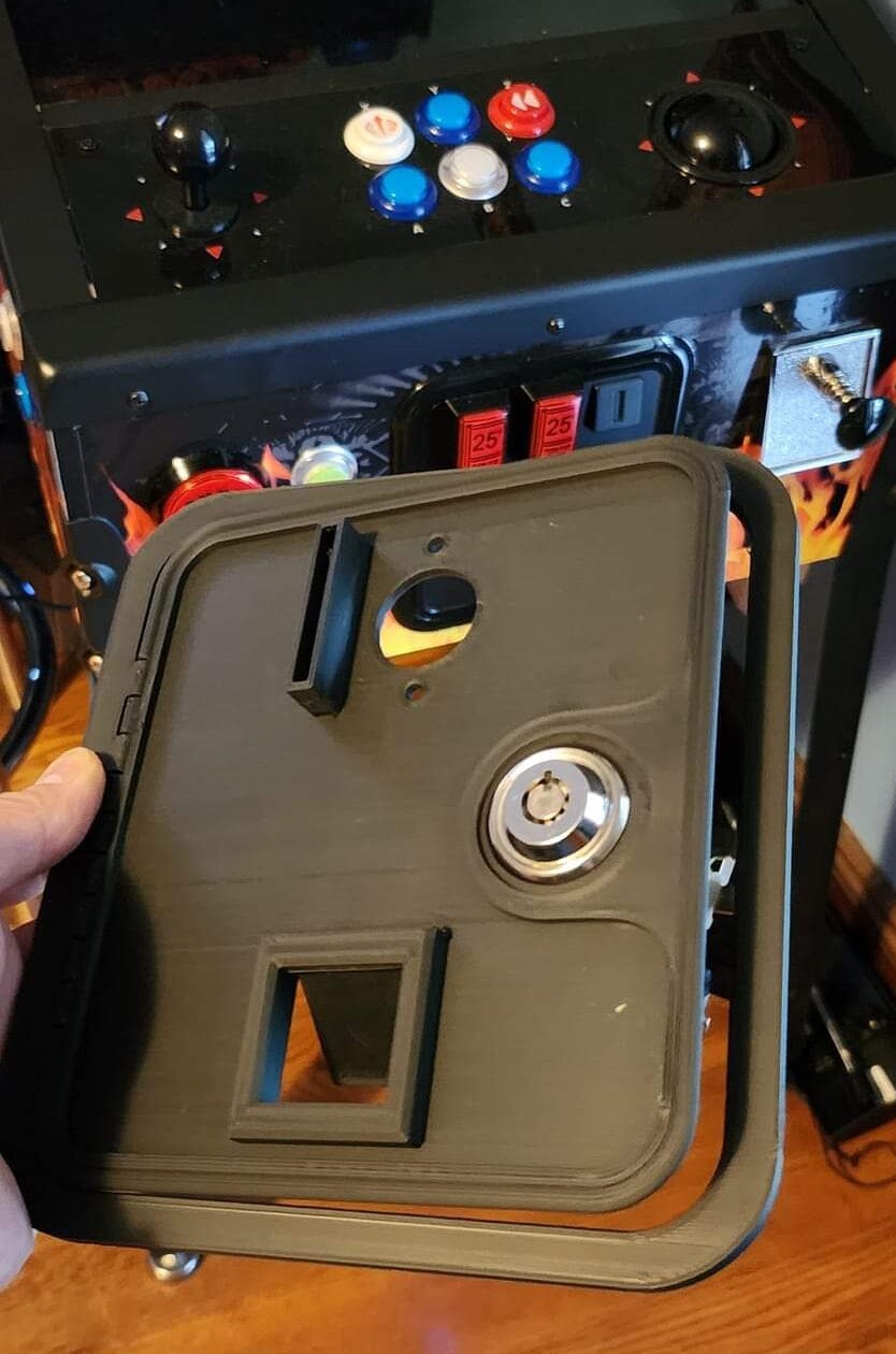 Pinball Arcade Coin Door Atgames Arcade1up Vpin Working Hinge & Return ...