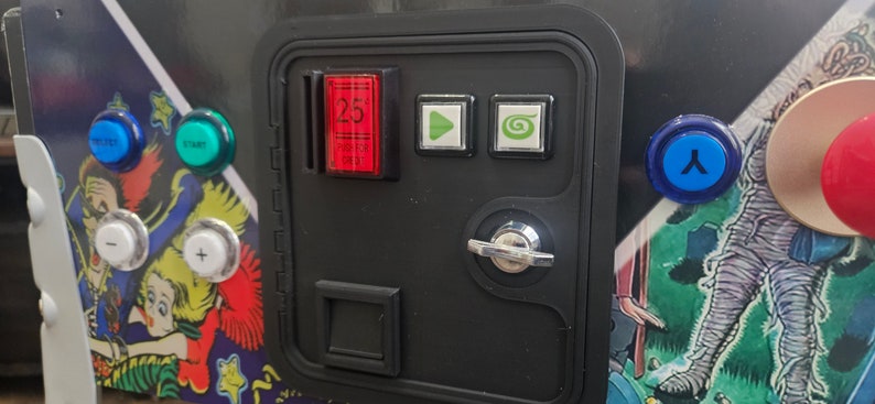 Pinball Arcade Coin Door Atgames Arcade1up Vpin Working - Etsy