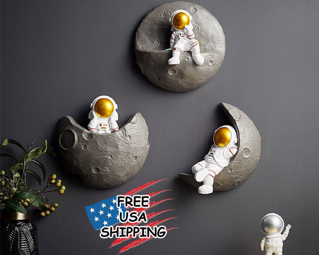 Astronaut Spaceman Figurine Sculpture Birthday Gift Set for - Etsy
