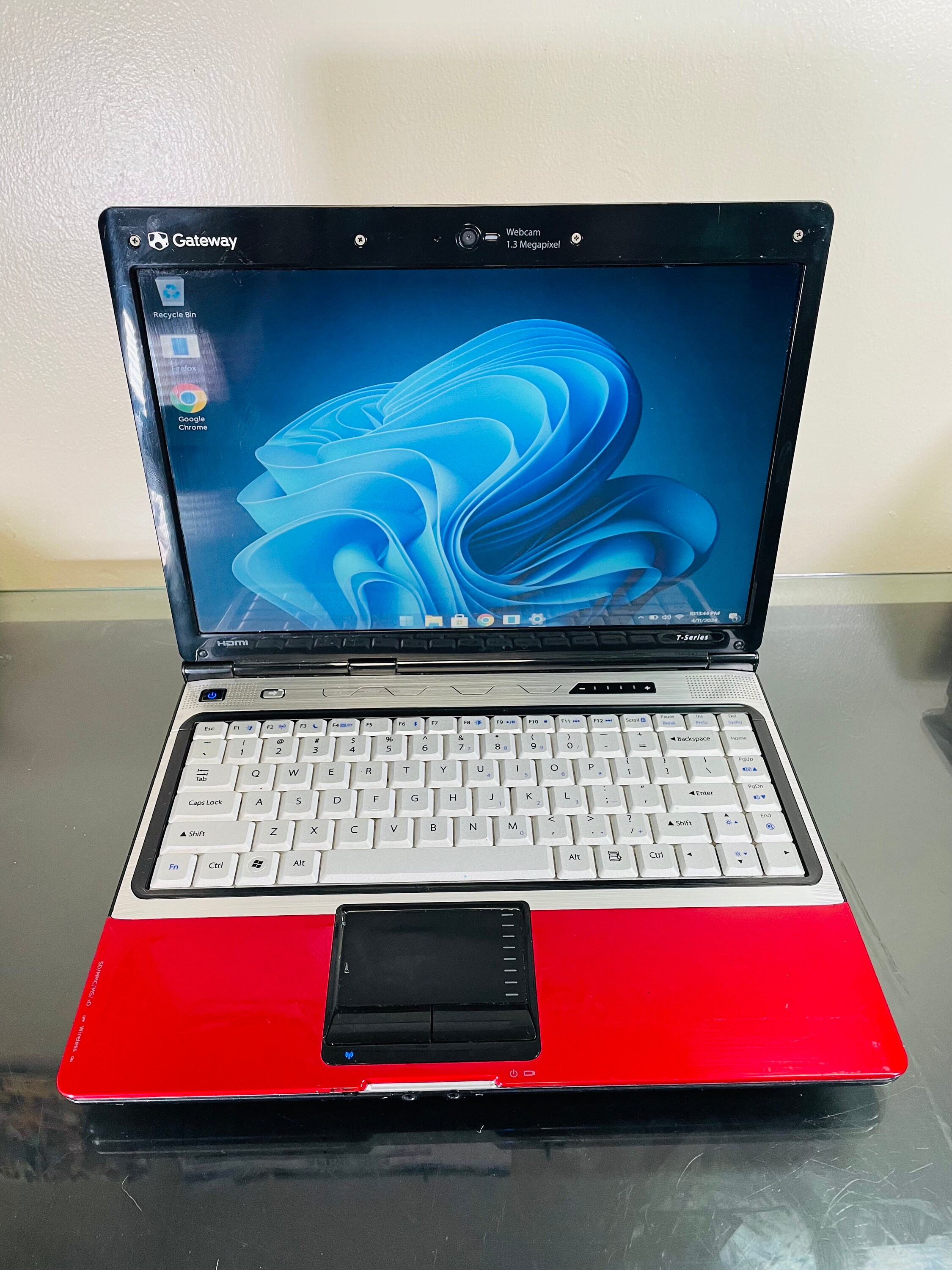 13.3 Gateway Red Windows 11 Laptop Computer Pc W/ NEW Battery - Etsy