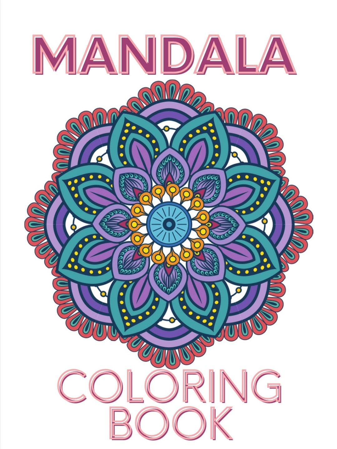 Mandala Coloring Book - Etsy
