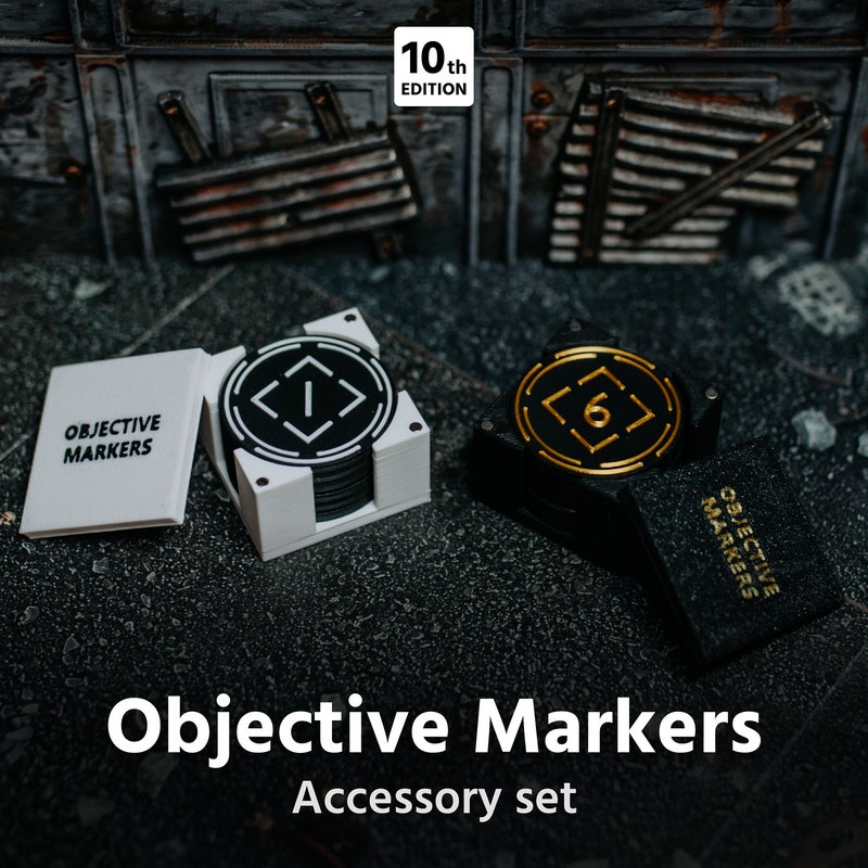 40k Objective Markers - Etsy