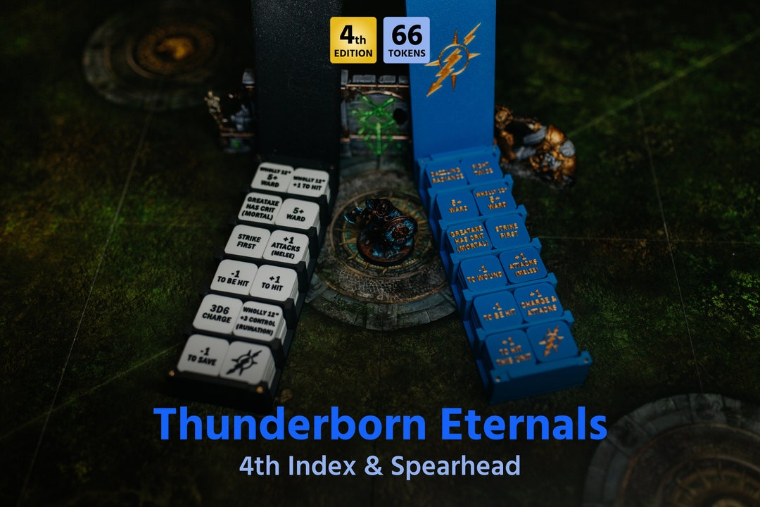 Aos 4th Thunderborn Eternals Army Set for Aos 66 Tokens - Etsy UK