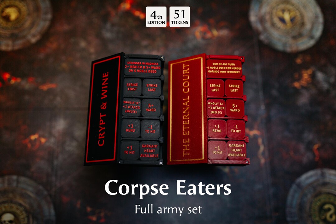 Corpse Eaters Token Set for 4th Edition Wargaming - Etsy