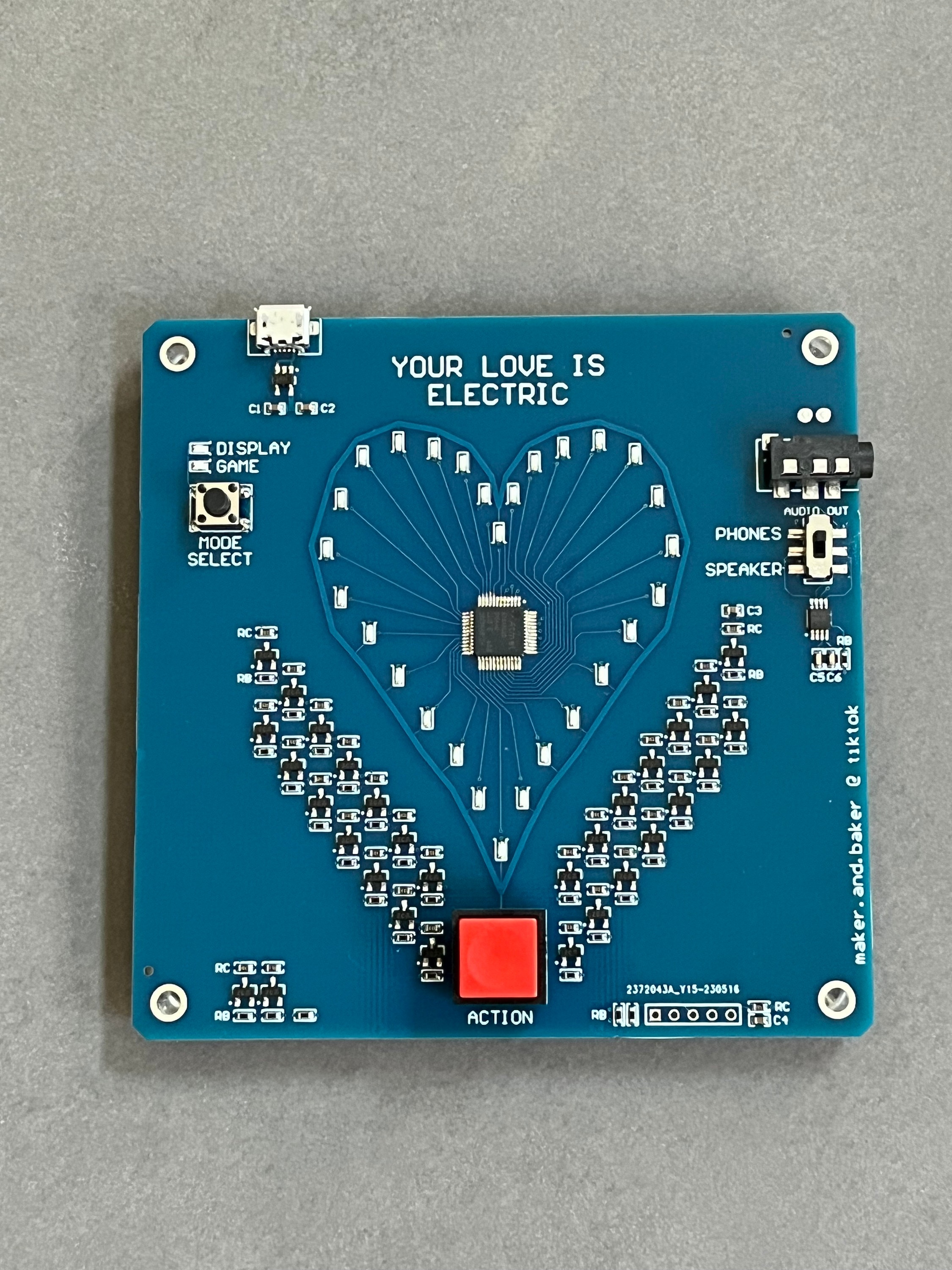 Customizable Circuit Board Arcade Game - Your Love is Electric - Etsy