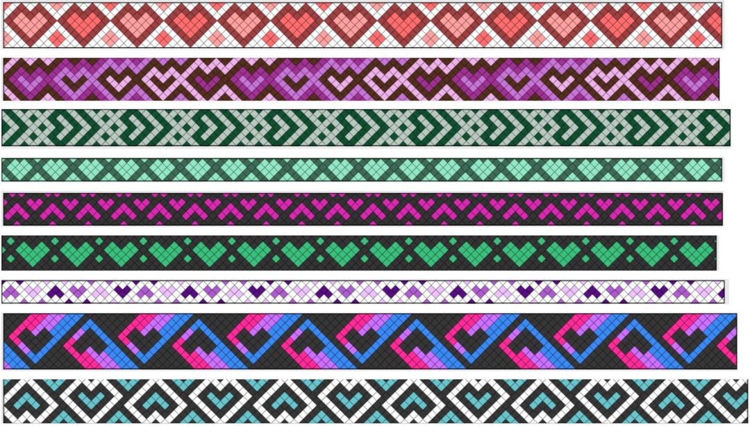 Valentine's Day Friendship Bracelets - Etsy