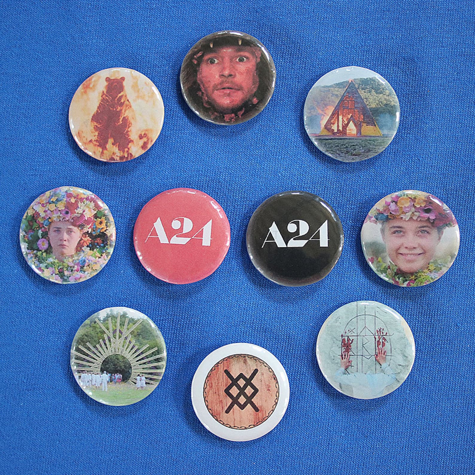 Midsommar A24 Movie Button Pins - Etsy