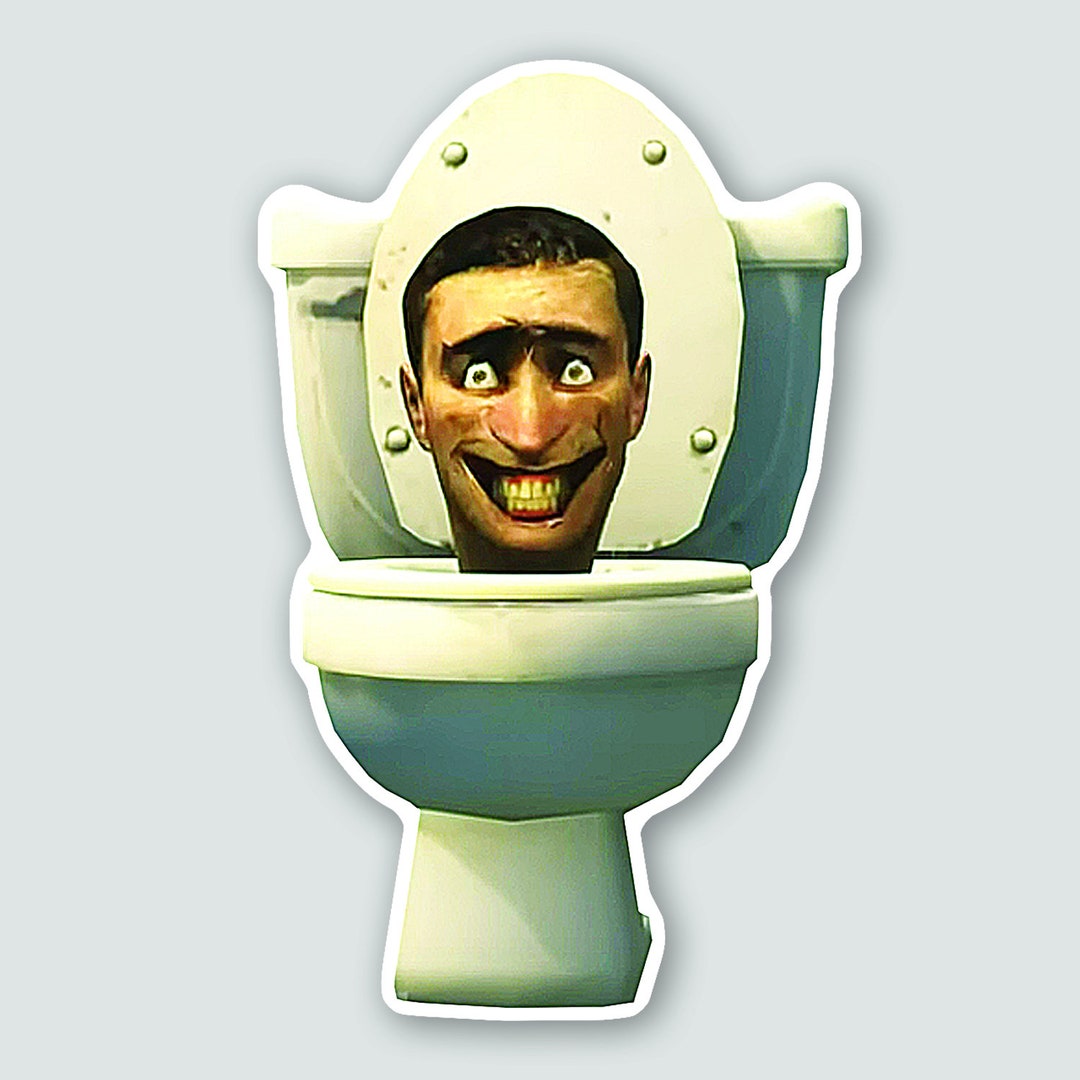 Skibidi Toilet Sticker - 2.5" X 3.75" - Etsy