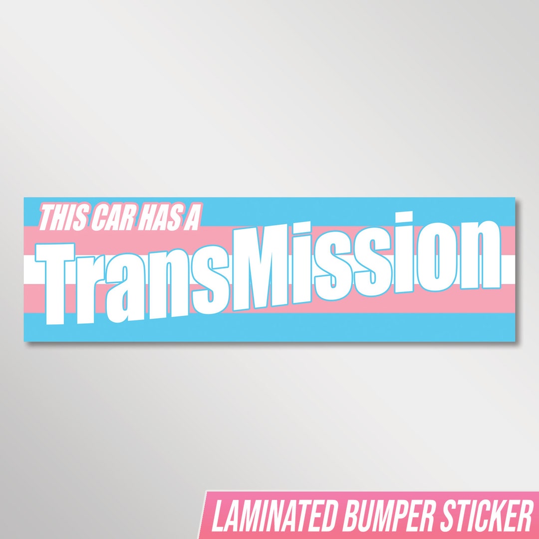 This Car Has A Transmission Bumper Sticker - 8.25" X 2.5" - Etsy
