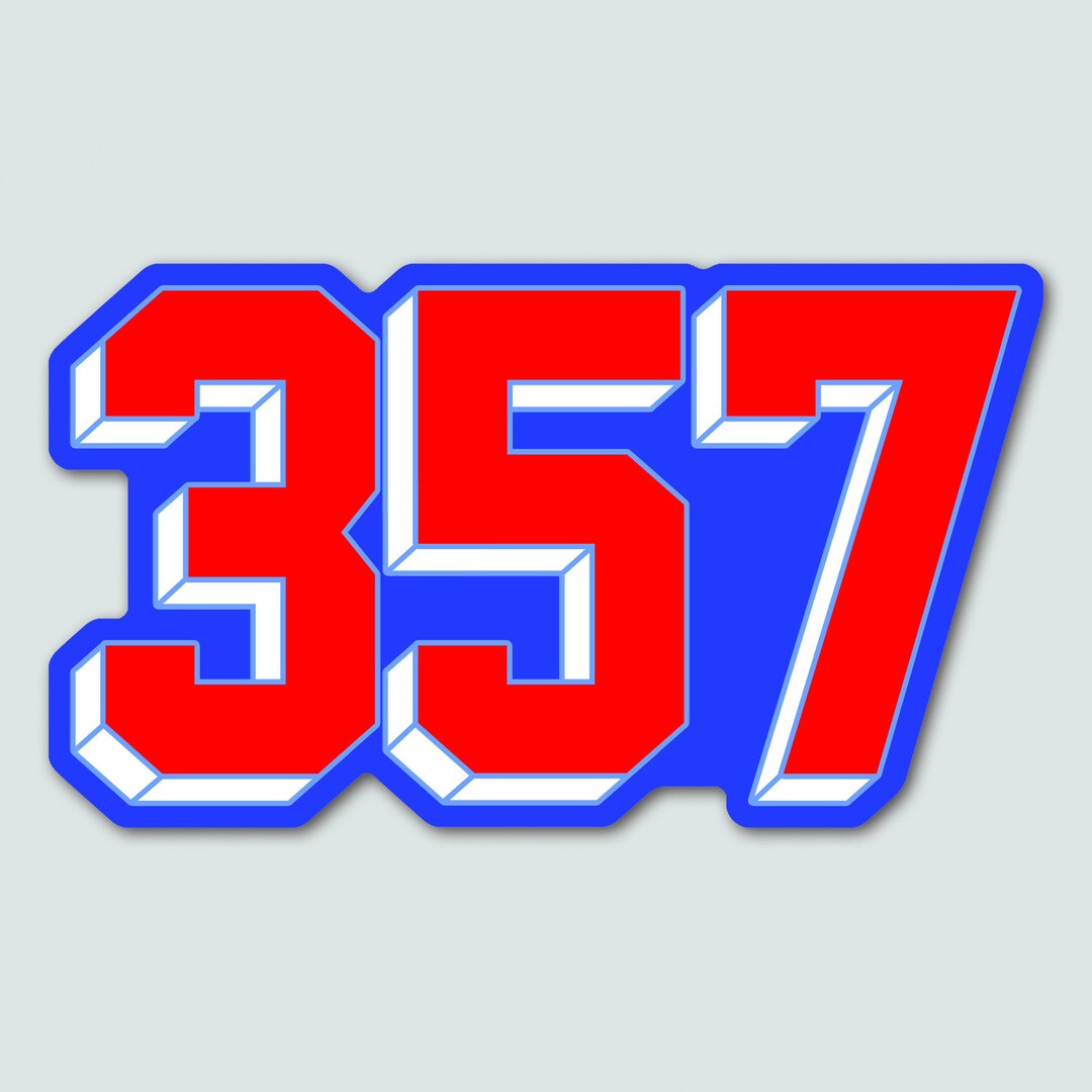 357 Sticker - 6.25" X 3.5" - Etsy