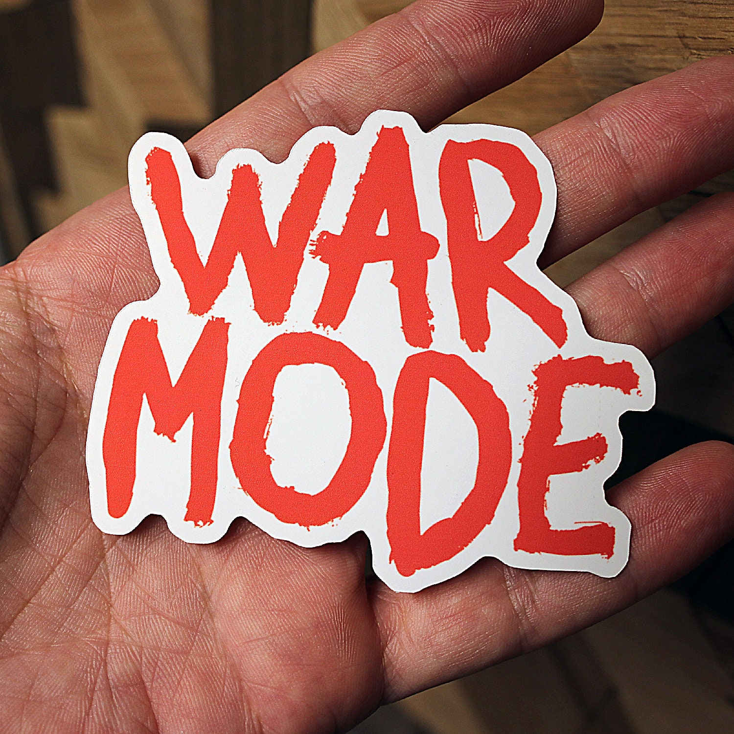 War Mode Sticker 3.5 X 3 - Etsy