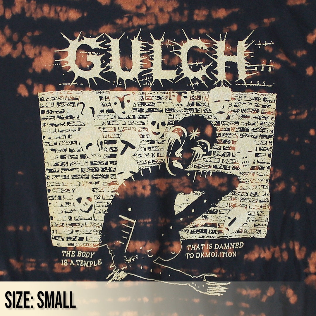 Gulch Band Pearl Gold Bleach Tie Dye T-shirt (S) - Etsy