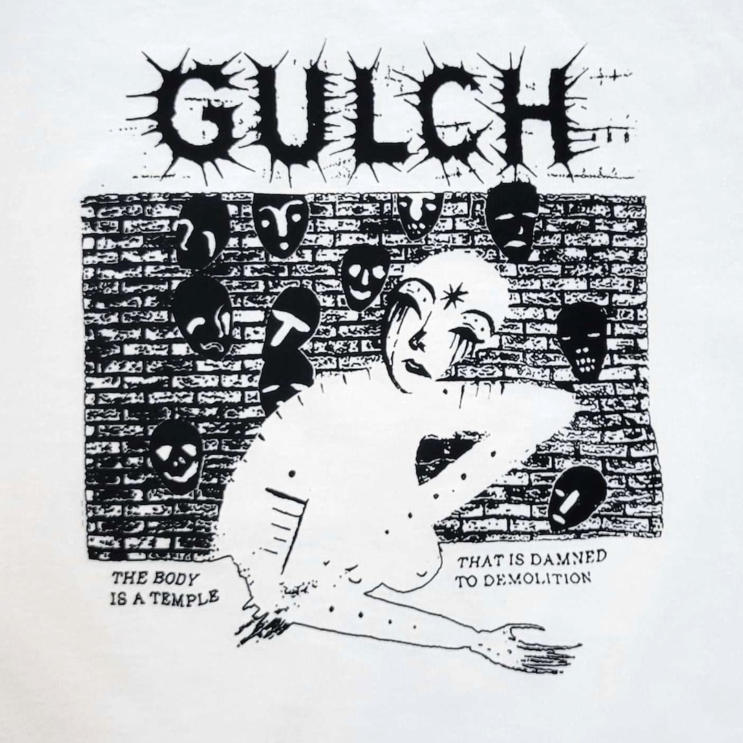 Gulch Band T-shirt (black on White) - Etsy