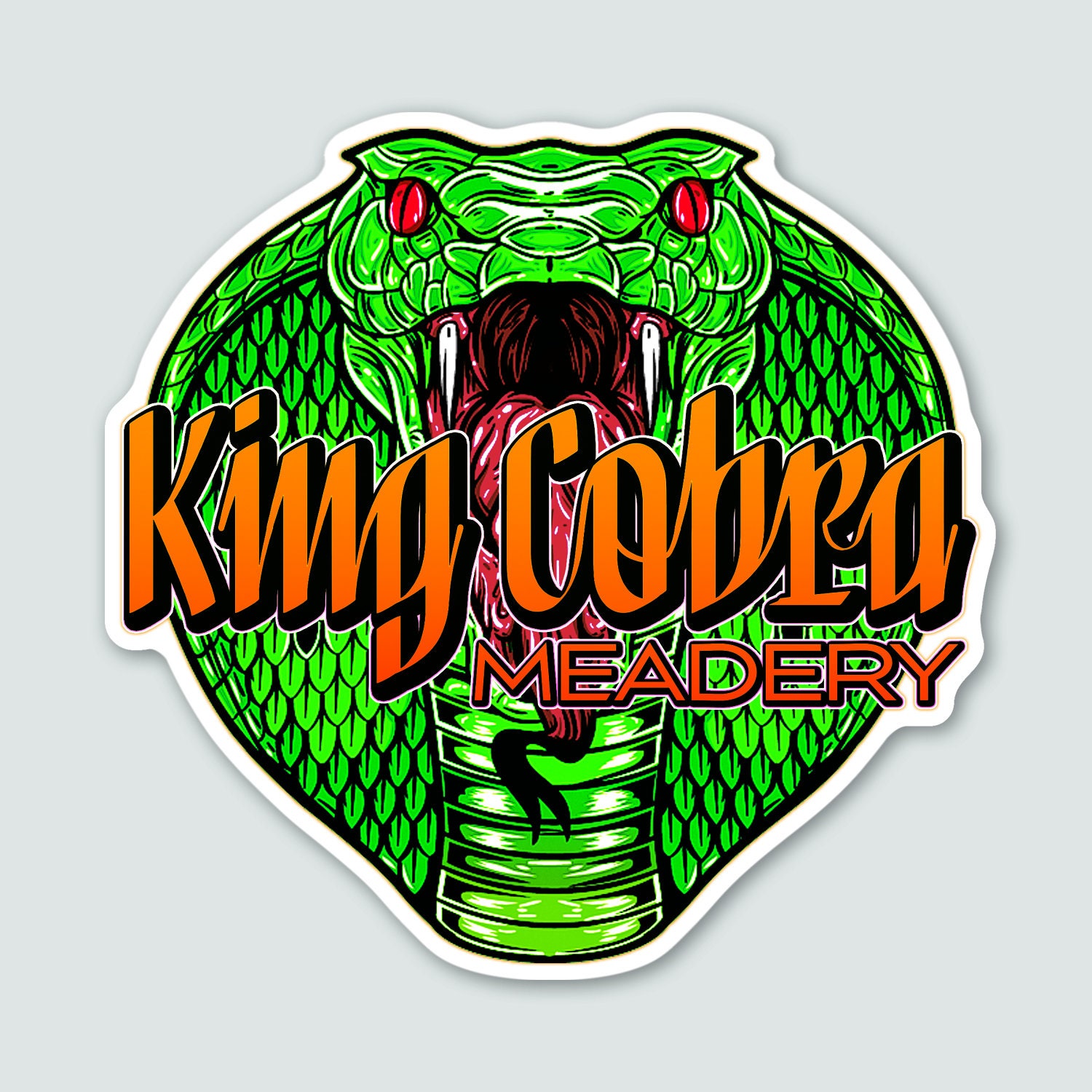 King Cobra Meadery Kingcobrajfs Sticker 3 X 3 - Etsy